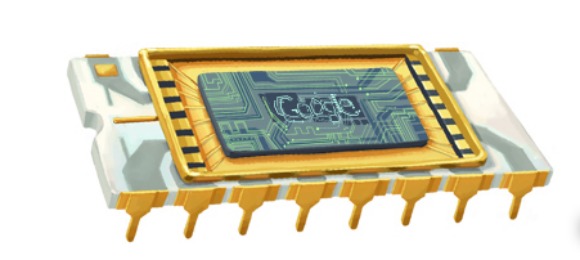 Microchip de Robert Noyce, el nuevo doodle de Google | SinEmbargo MX