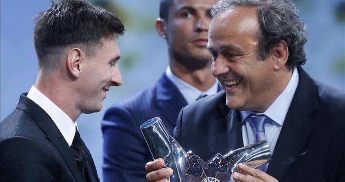 Lionel Messi es elegido como el mejor jugador de la temporada 2014-2015 ...