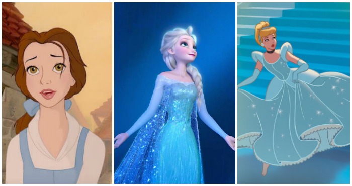 Por qué casi todas las princesas de Disney están vestidas de azul