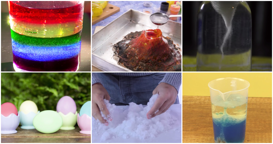 10 VIDEOS de experimentos fáciles y divertidos que puedes realizar ...