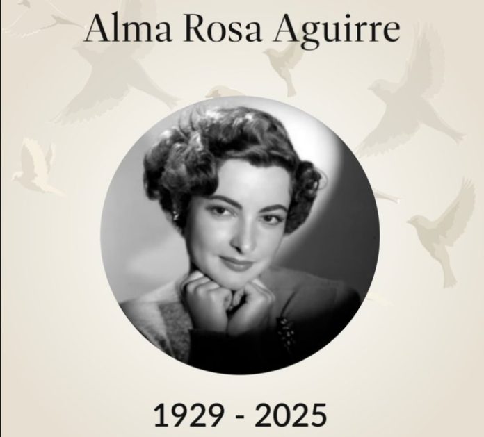 Alma Rosa Aguirre, actriz de la Época de Oro del cine mexicano, fallece ...