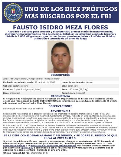 Chapito, Chapo Isidro y Mencho en la mira de EU