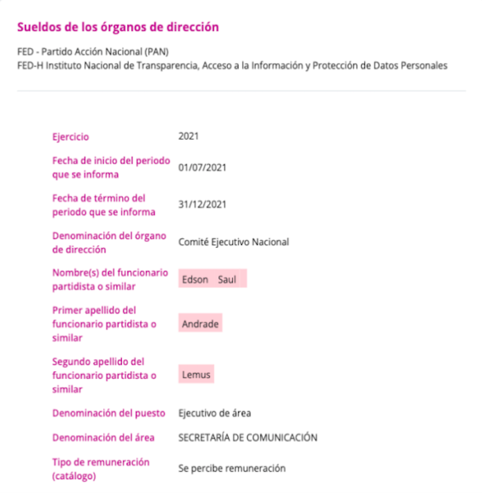 Edson Andrade Lemus cobró en PAN y fue precandidato del PRI